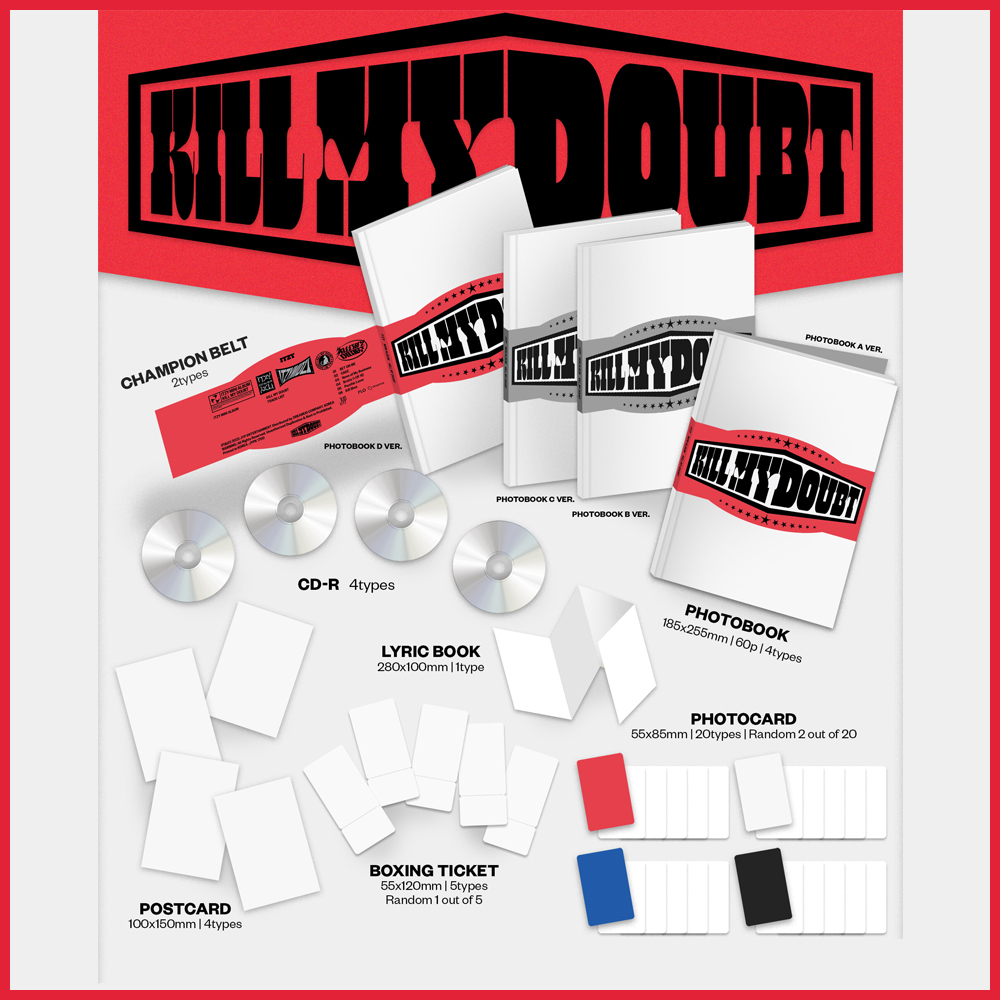 (Site POB) ITZY - [KILL MY DOUBT] (STANDARD + DIGIPACK SET) | Shopee ...