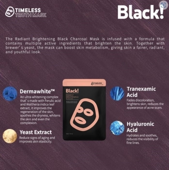 [ BUY 1 FREE 1] TTM Black! Charcoal Series facial beauty mask (Made in ...