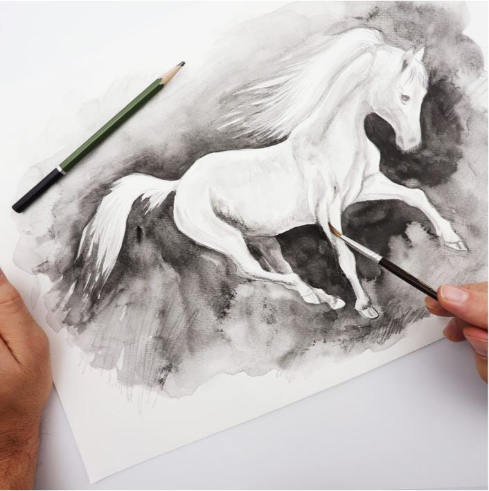 Mont Marte Watersoluble Graphite Pencils Signature 5pc | Shopee Malaysia