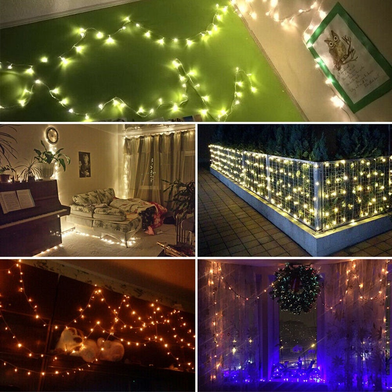 Lampu Raya 10M LED Hari Raya Lights Strip Fairy Lights Outdoor ...
