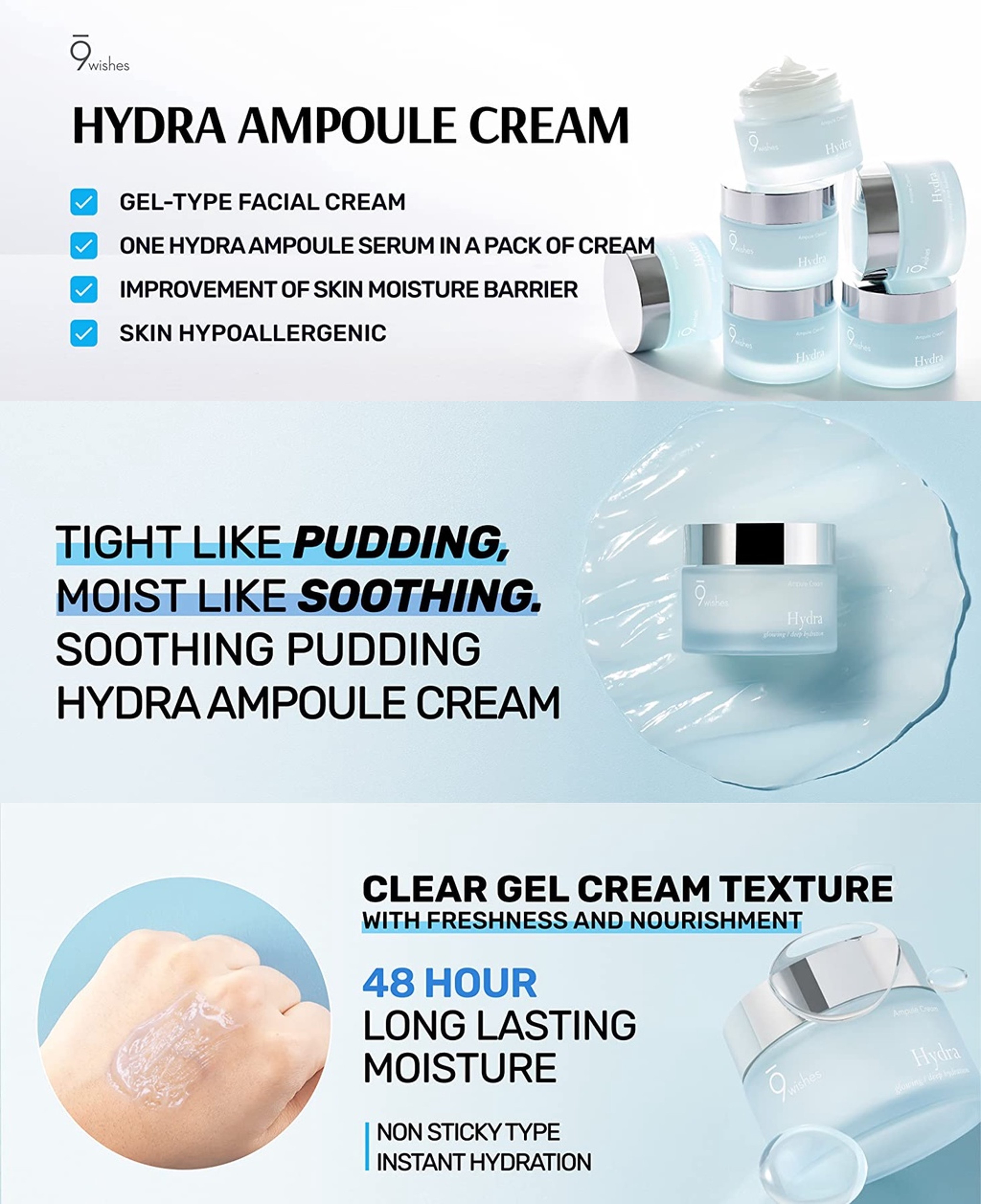9wishes Hydra Line Special Kit - Hydra Cleansing Ampule + Hydra Ampule ...