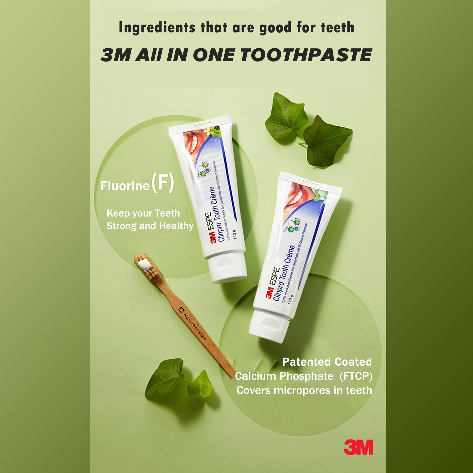 3M ESPE Clinpro Tooth Creme Toothpaste 113g / Anti-Cavity Care / 2 ...