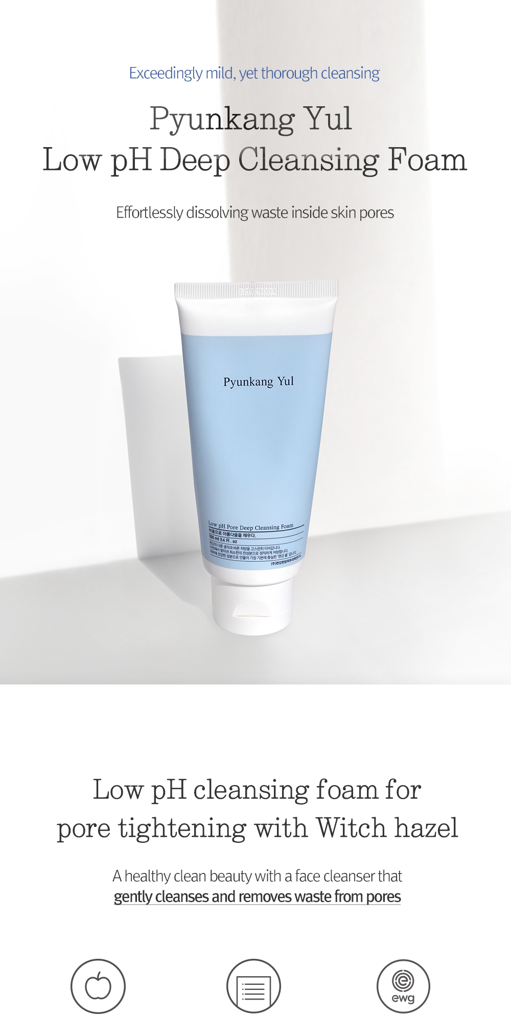 [Pyunkang Yul] Low PH Pore Deep Cleansing Foam 100ml | Shopee Malaysia