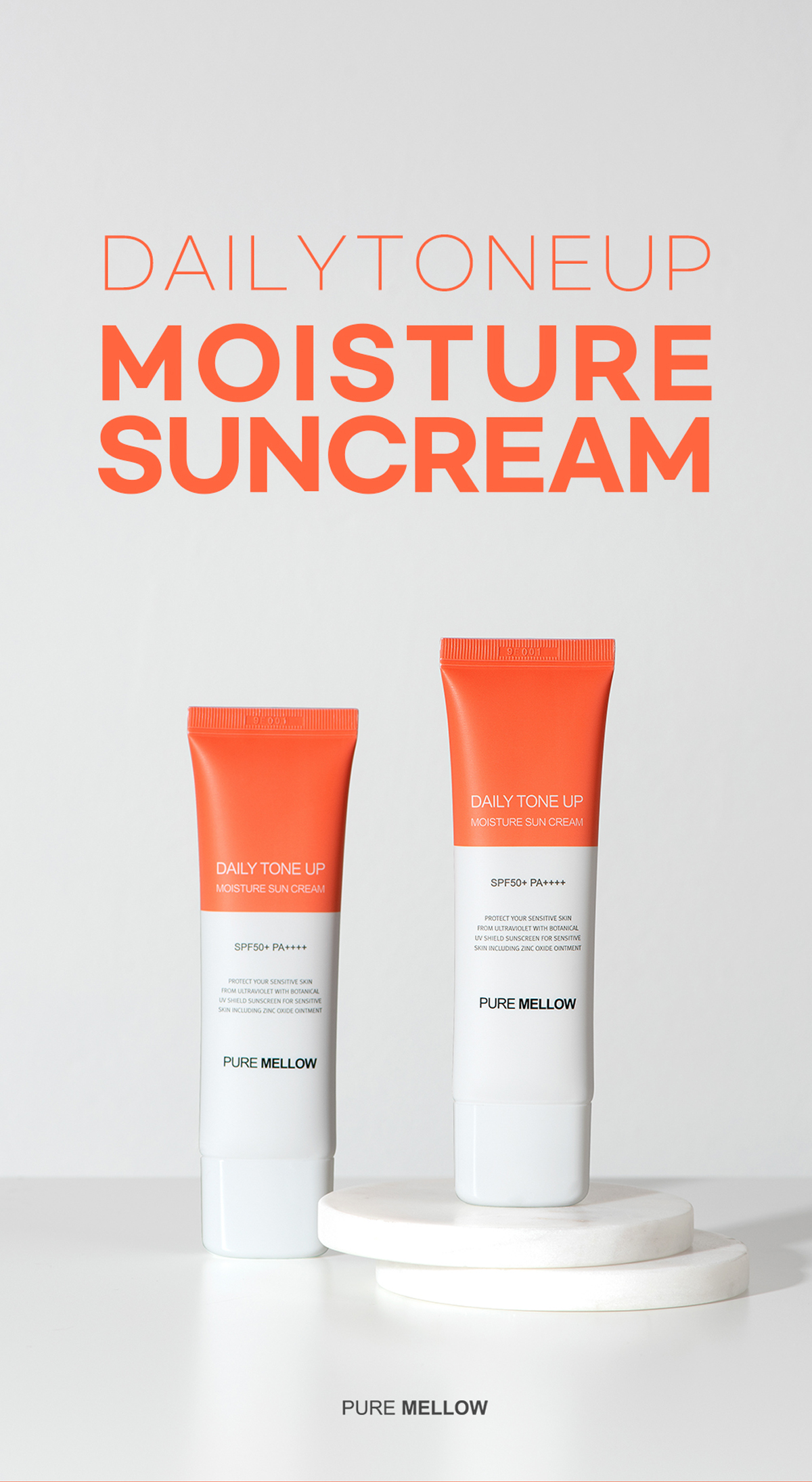 Pure Mellow Daily Tone up Chokchok Suncream 50g (SPF50+,PA ...