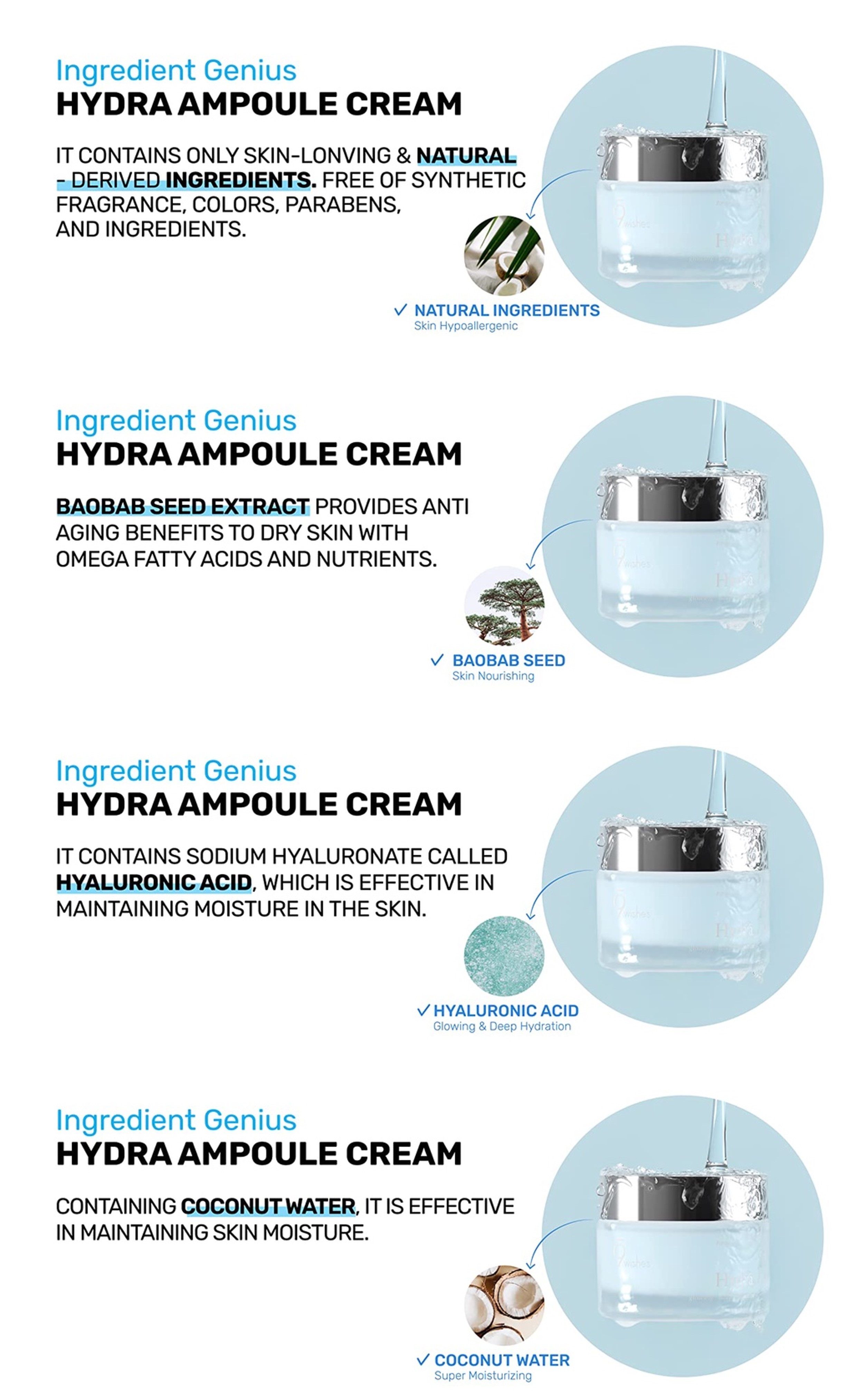 9wishes Hydra Line Special Kit - Hydra Cleansing Ampule + Hydra Ampule ...