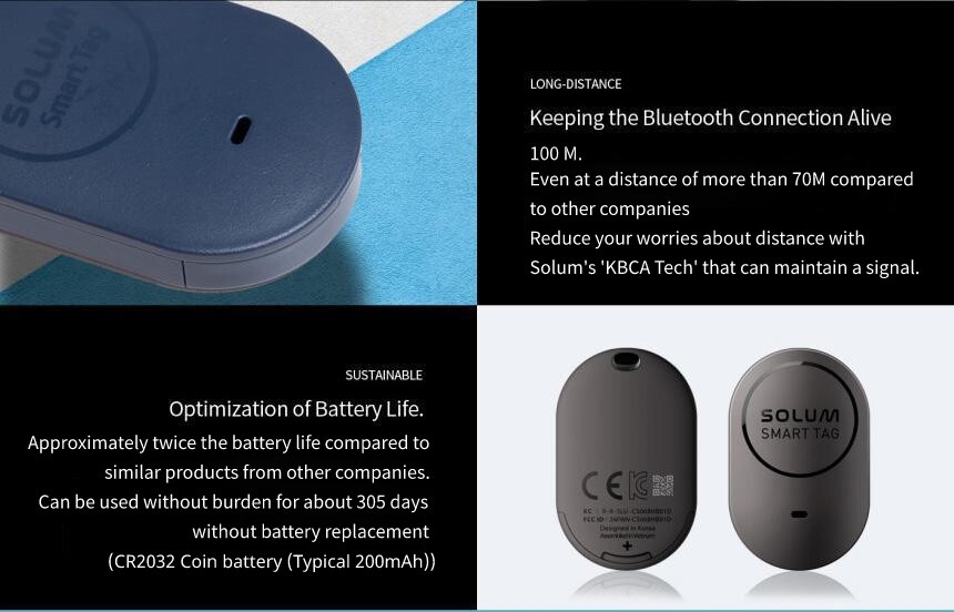 [Ready Stock] SOLUM Smart Tag Samsung Galaxy Smart Tag Plus Compatible ...
