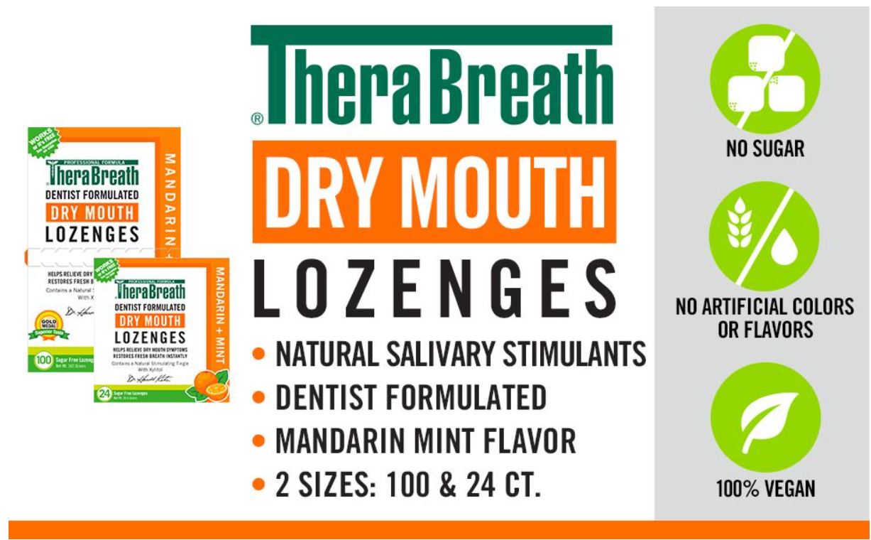 [READY STOCK] TheraBreath, No Sugar Mouth Wetting Fresh Breath Lozenges ...