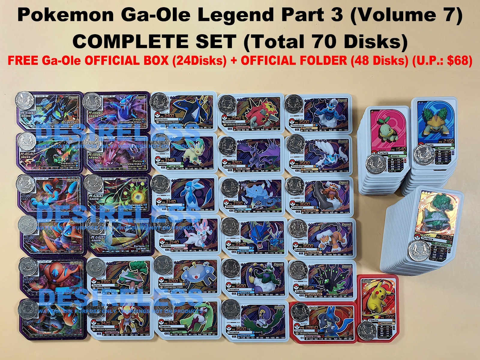 AUTHENTIC Pokémon Ga-Olé RUSH LEGEND Part 1 2 3 4 Volume 5 6 7 8 FULL ...