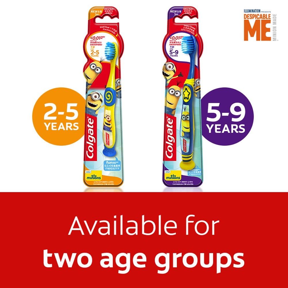 Colgate Kids Minion 2-5 Years /Minion 5-9 Years /Barbie 5-9 Years ...