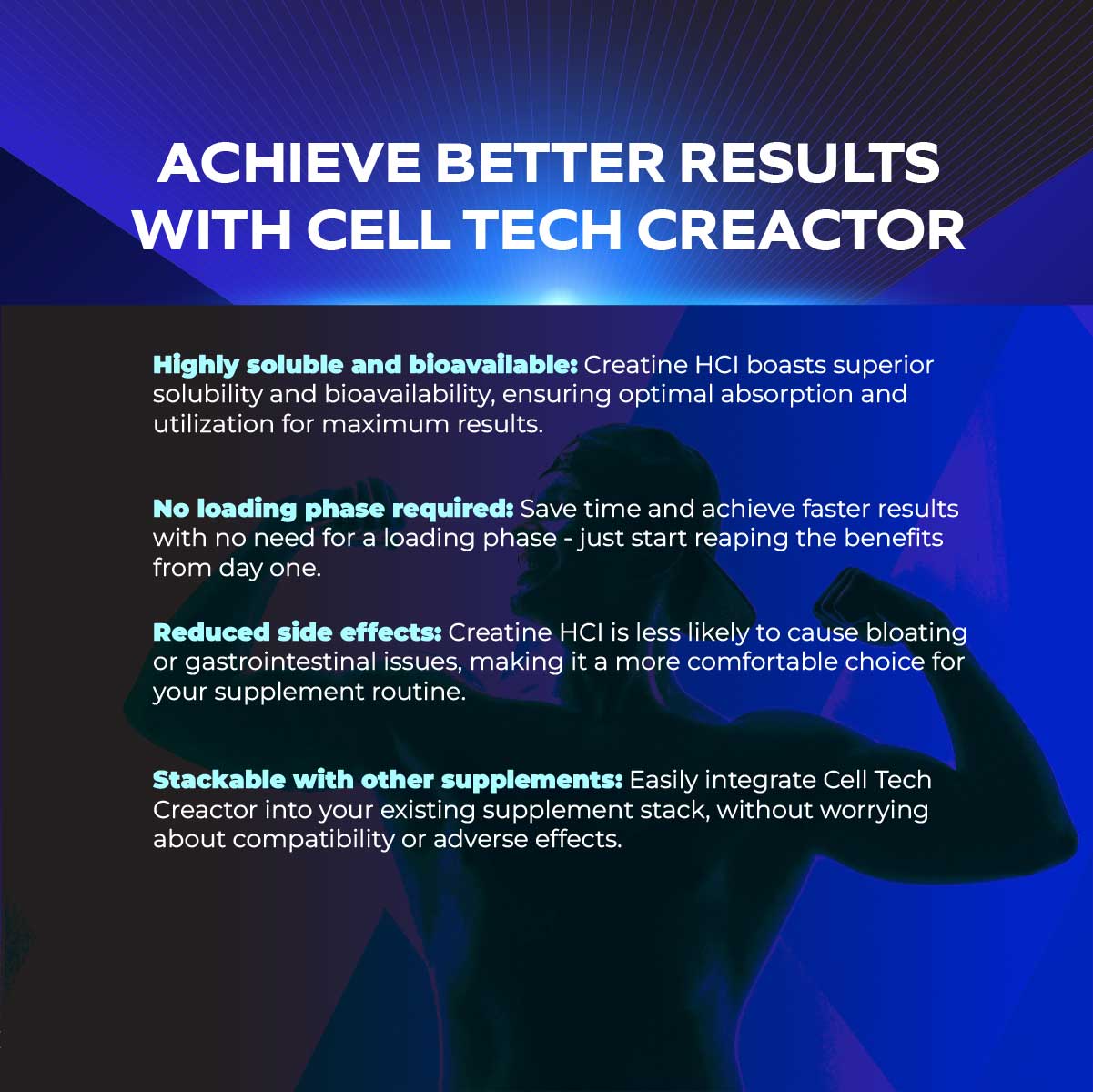 MuscleTech Cell Tech Creactor | Creatine HCI | Increase Strength & Gain ...