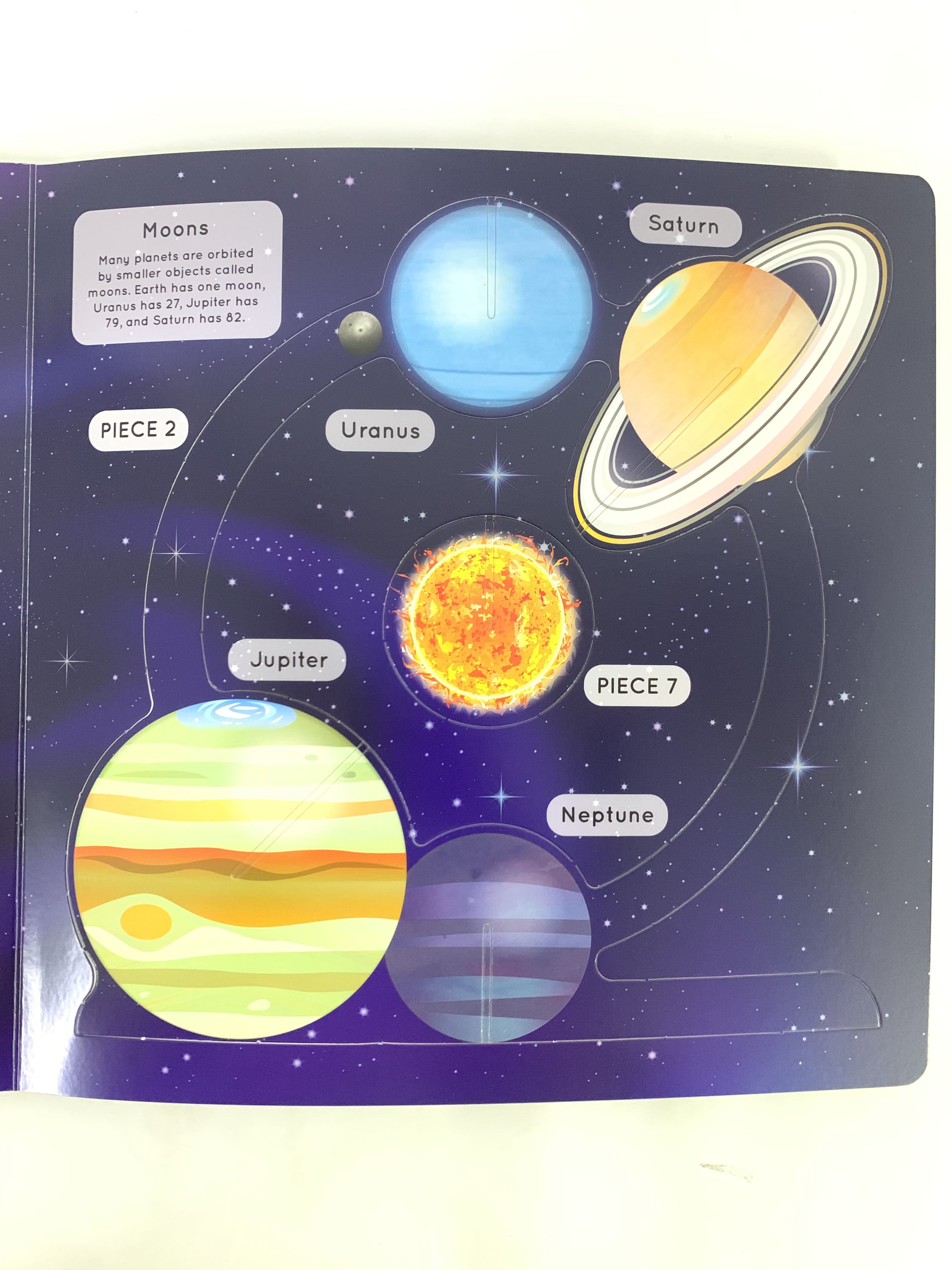 Solar System Giant 3D Model & Book For Kids To Learn About Space ...