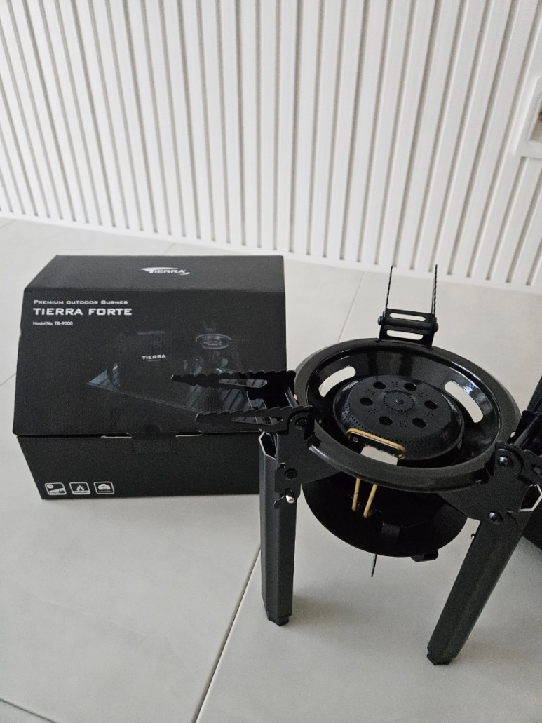 Tierra Forte High Pressure Portable Gas Stove Made in Korea Premium Outdoor Burner Camping ...