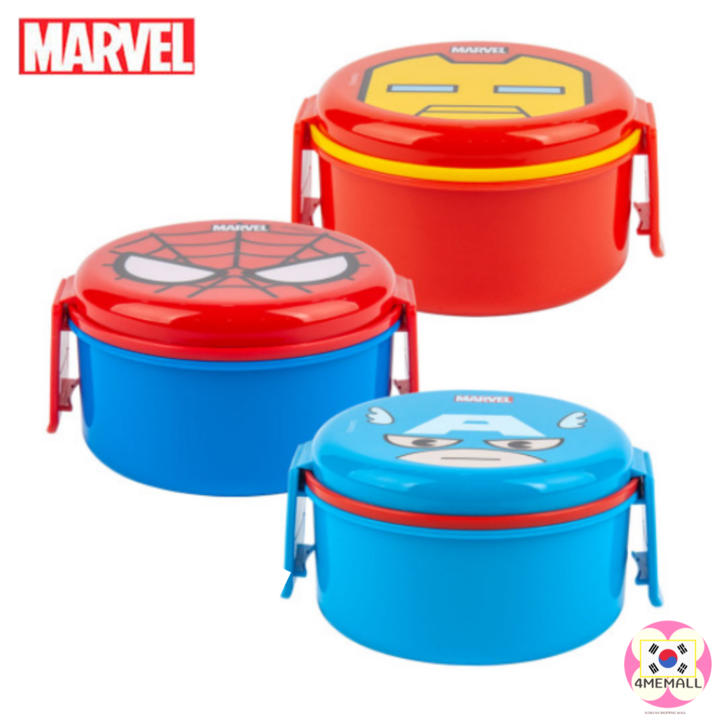 SKATER Korea Marvel Avengers Hero 2-tier lunch box set (with fork ...