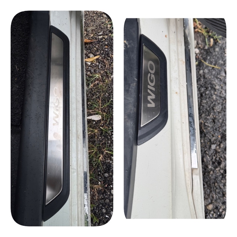 Perodua Axia 2014-2021 wigo Side Steel Plate/Door Side Step doorstep ...