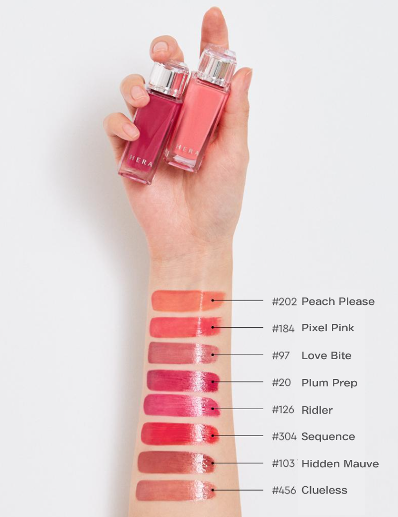 [2024 NEW COLOR] HERA SENSUAL FITTING GLOW TINT 5g (6 Colors) | Shopee Malaysia