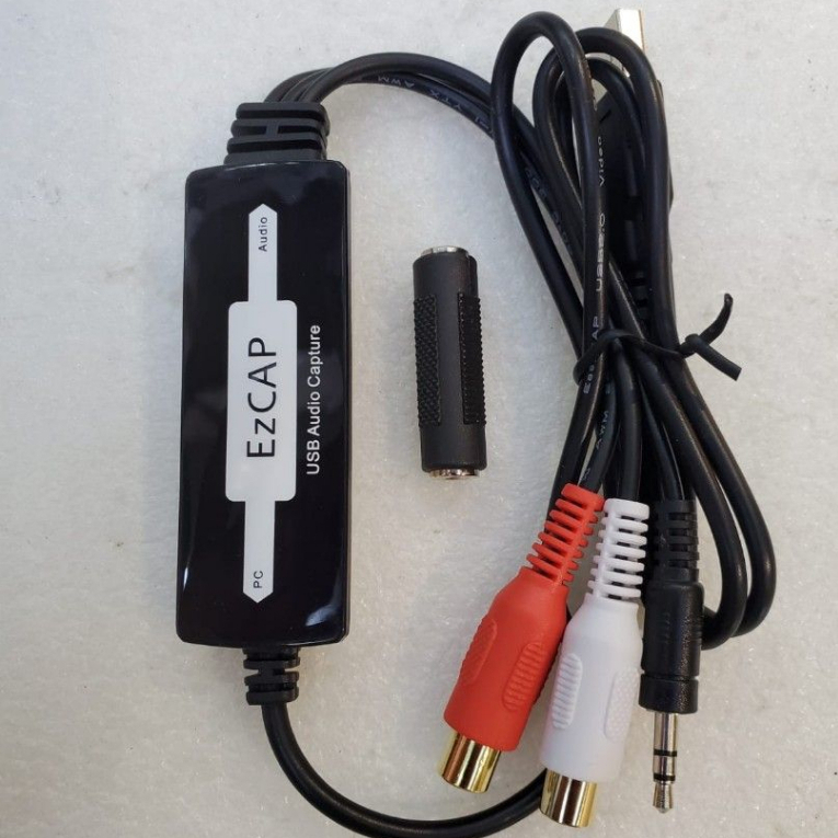 Ezcap USB Audio Capture Recorder Card Vinyl Turntable Cassette Tape ...