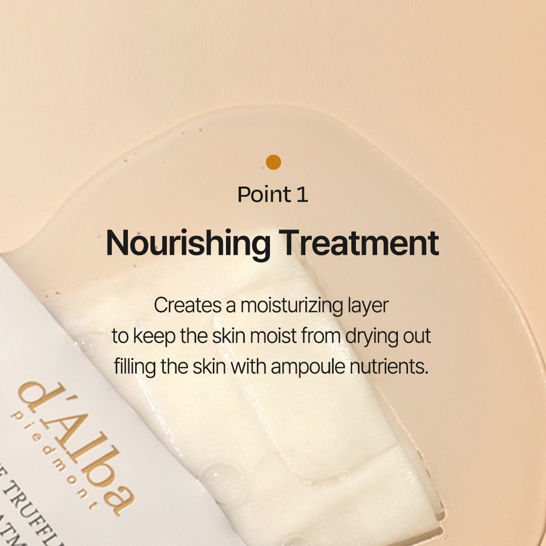 [Official] d'Alba_Store Italian White Truffle Nourishing Treatment Mask 1pc & 5pcs | Shopee Malaysia