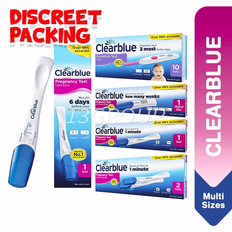[DISCREET PACKING] Clearblue Pregnancy Test Kit Digital Ovulation, 1 ...