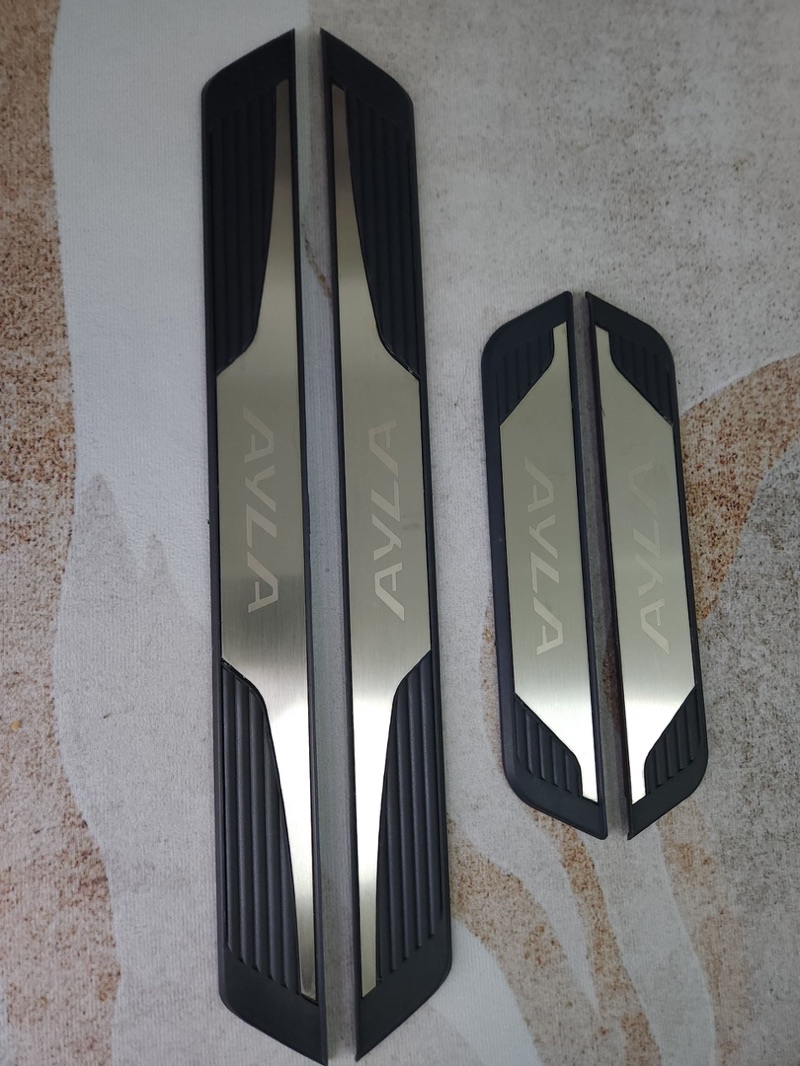 Perodua Axia 2014-2021 ayla Side Steel Plate/Door Side Step doorstep ...