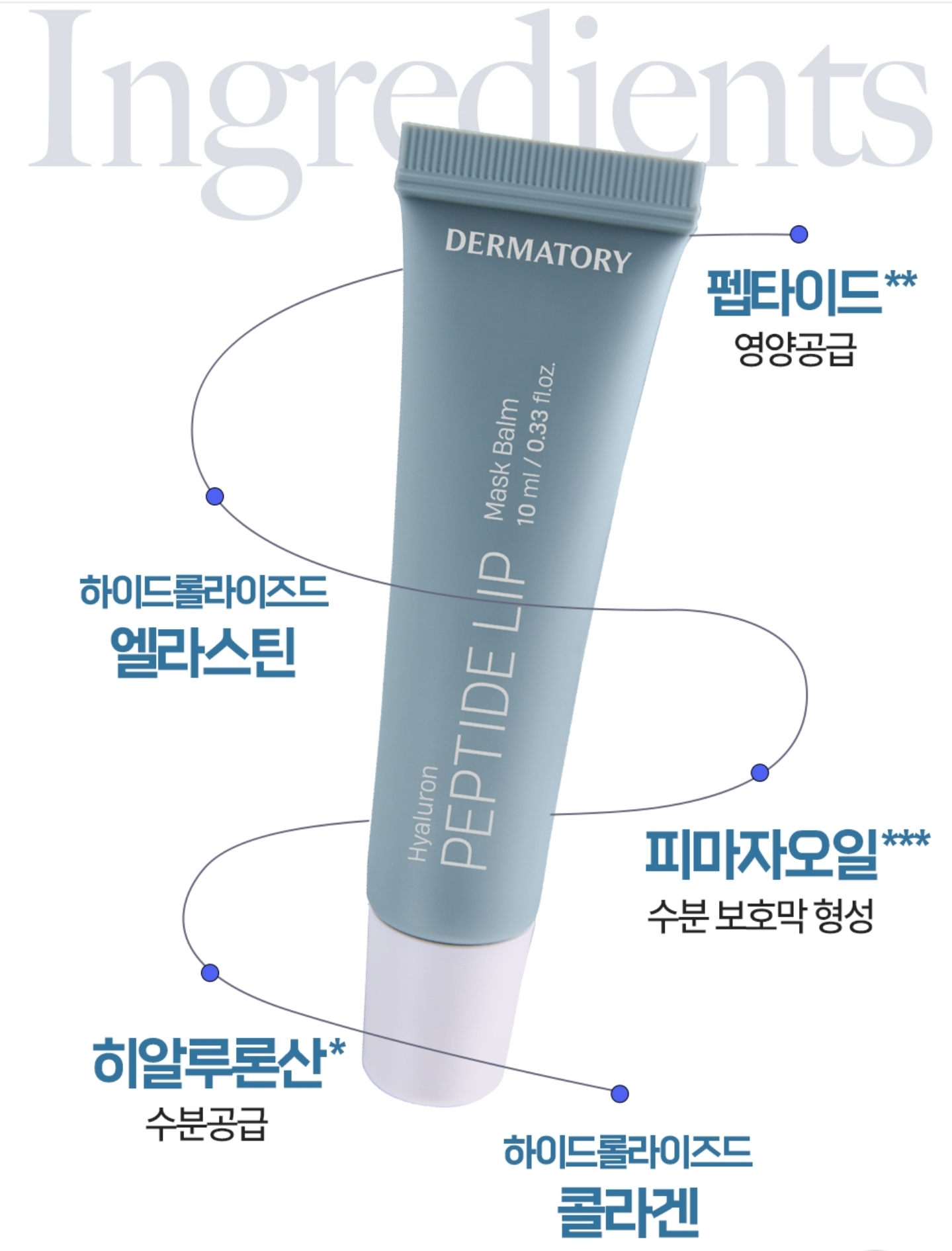 Dermatory Hylluron Peptide Volume Lip Mask Balm | Shopee Malaysia