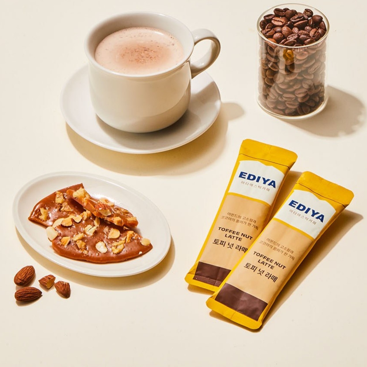 (10 CT Bundle) EDIYA Toffee Nut Latte Instant Coffee | Shopee Malaysia