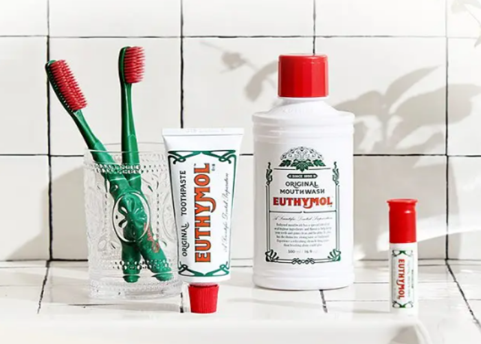 EUTHYMOL Whitening & Original Toothpaste 106g Classic Whitening Purple ...