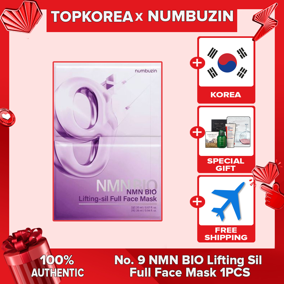 Numbuzin 1PCS No. 9 NMN BIO Lifting Sil Full Face Mask TOPKOREA ...