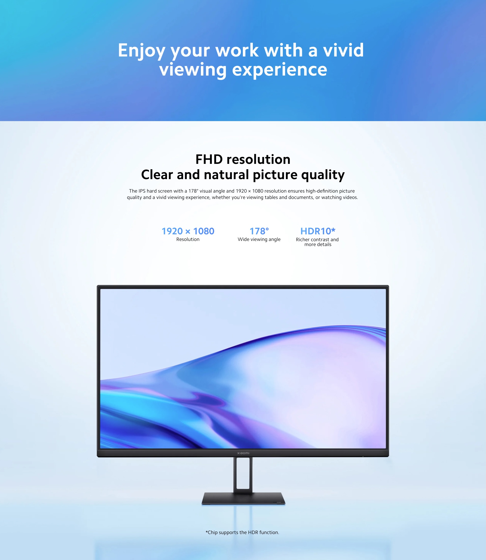 Xiaomi A24i A27i Slim Monitor | Full-HD 1920*1080 | 100Hz Refresh Rate ...