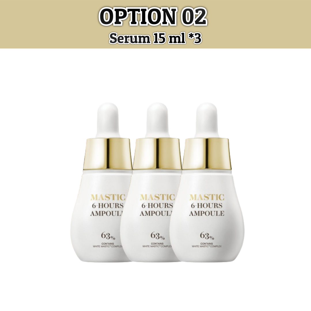 MASTINA Mastic Ampoule Serum 15ML Spoid Type ( Dropper ) Even Skin Tone|Elasticity|Fermented ...