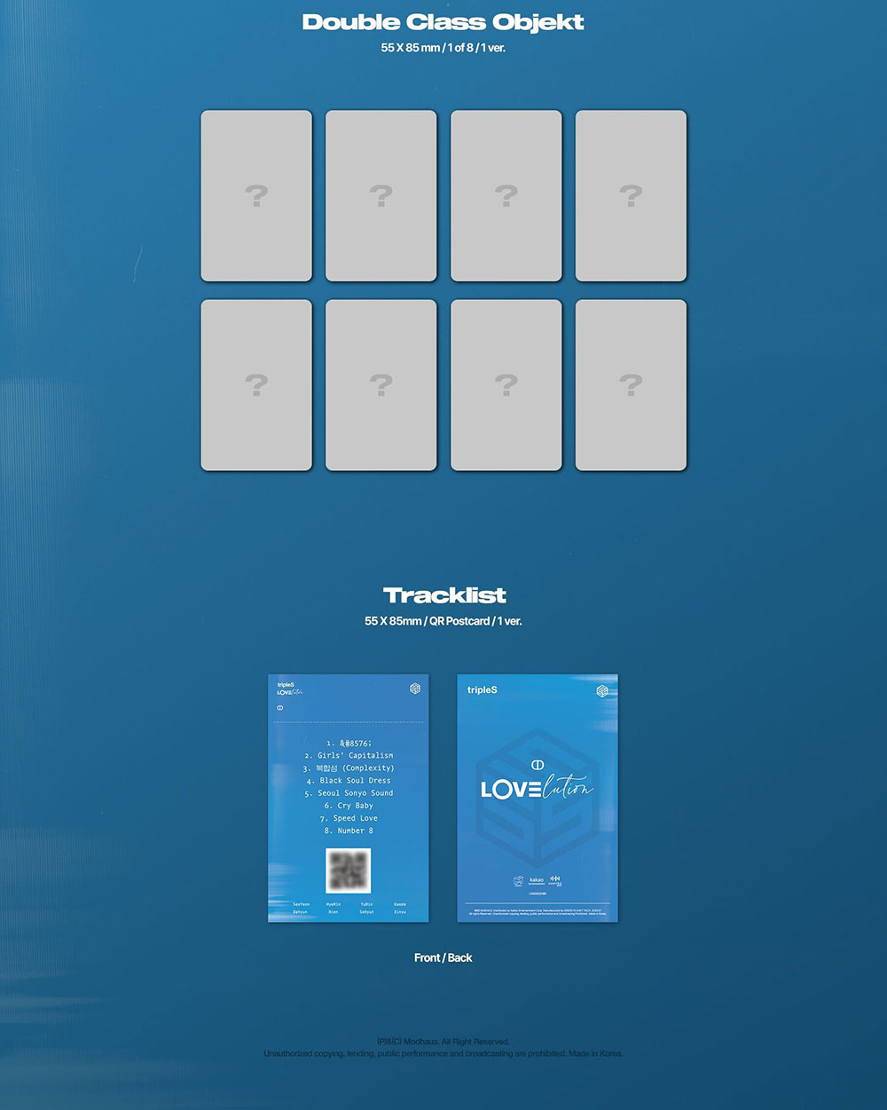 (Objekt Music Album) tripleS [LOVElution ↀ -MUHAN-] Debut Album (17th ...