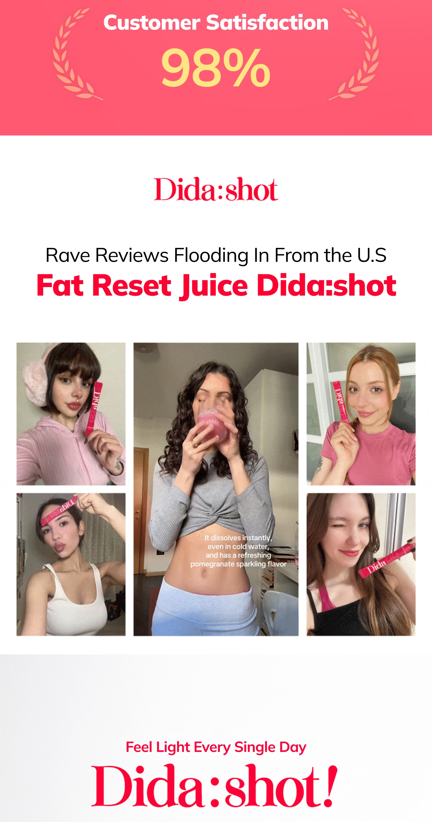 [Dida Official] Dida Shot Fat Reset Juice | Alpha Cyclodextrin 35,000mg ...