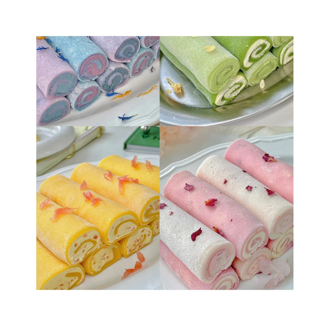 Premium Snow Skin Mochi Wrapper Piece-Strawberry| Ready-to-Use Daifuku ...