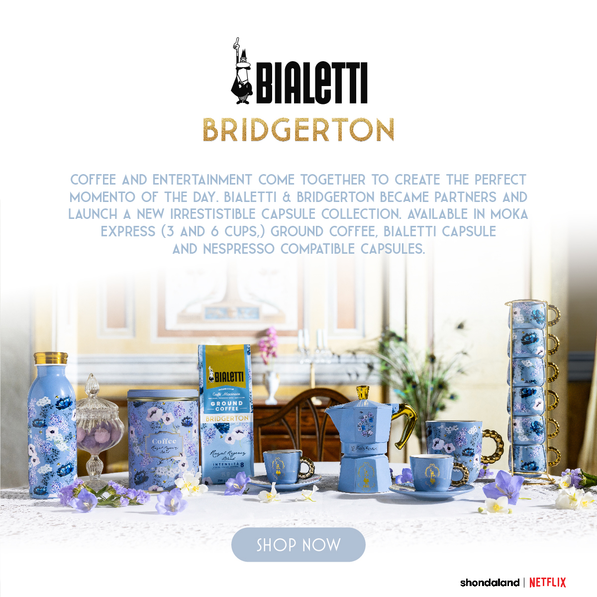 Bialetti Bridgerton Royal Regency Blend Capsules compatible with ...