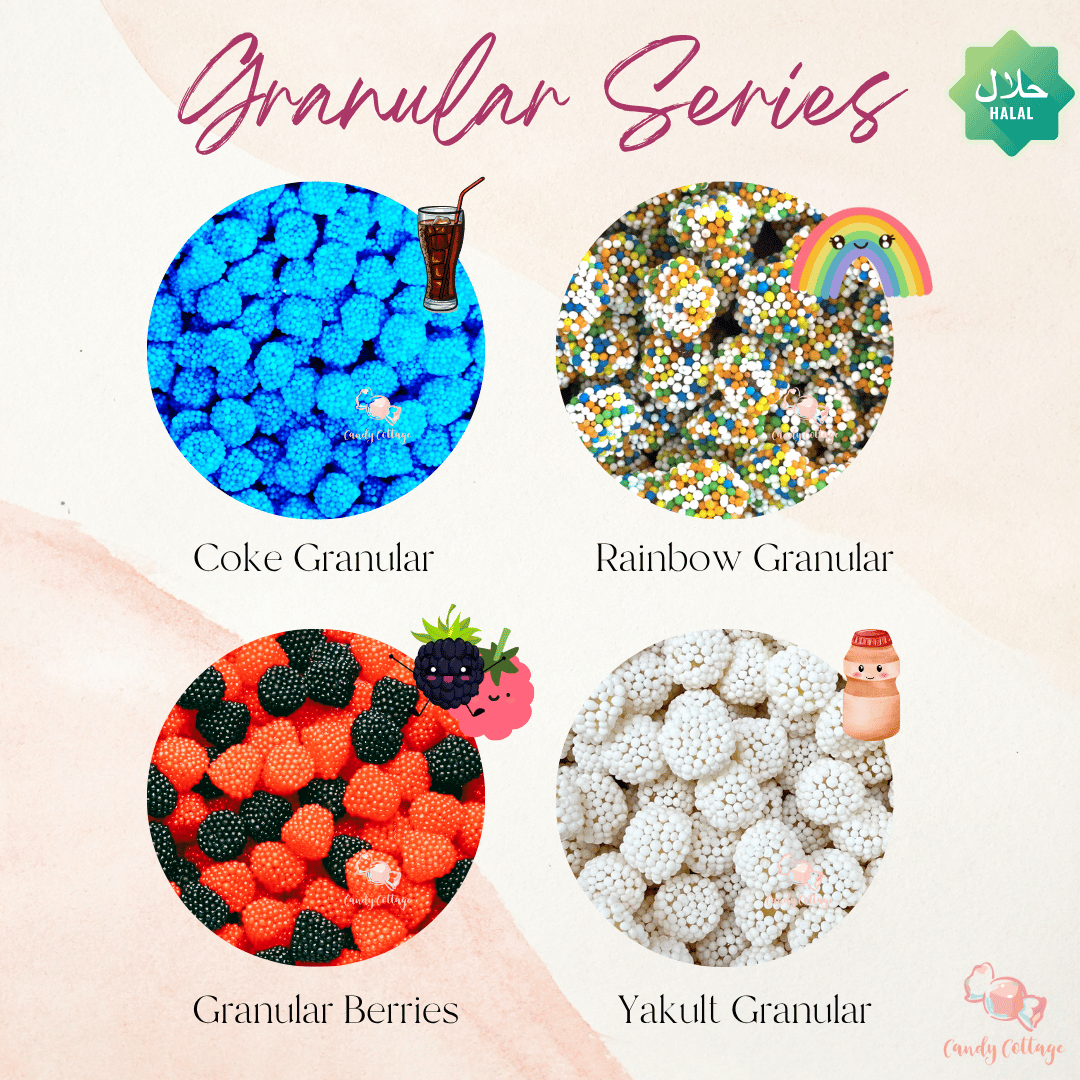 Candy Cottage Gummy Granular Mix Series- Granular Berries, Coke ...