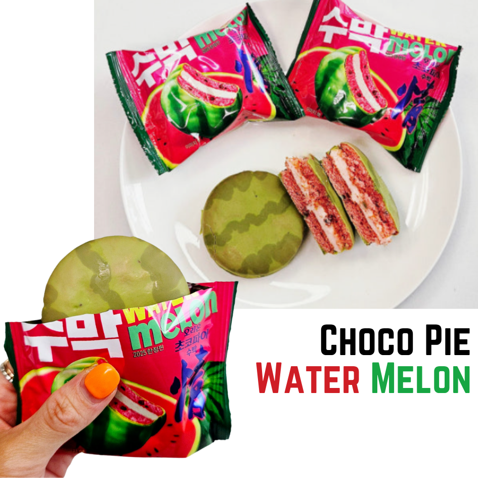 *ORION* Choco Pie Watermelon 336g (12 Packs) Korean Food Snacks ...