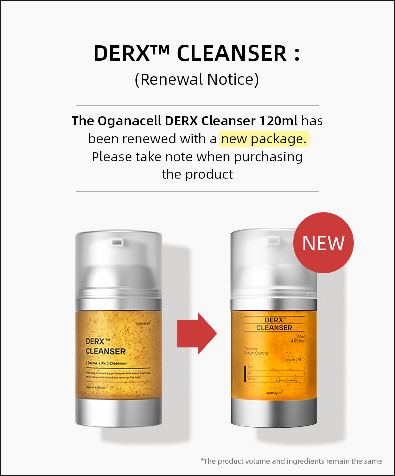 OGANACELL Derx Deep Cleansing Pore Gel Facial Cleanser 120ml 2PCS 3PCS ...