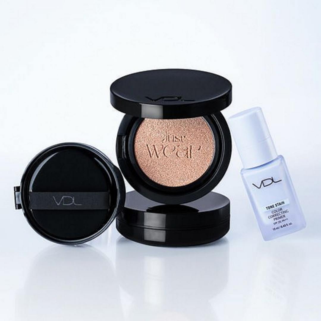 VDL Cover Stain Perfecting Cushion Set (13g + Refill + Tone Stain ...