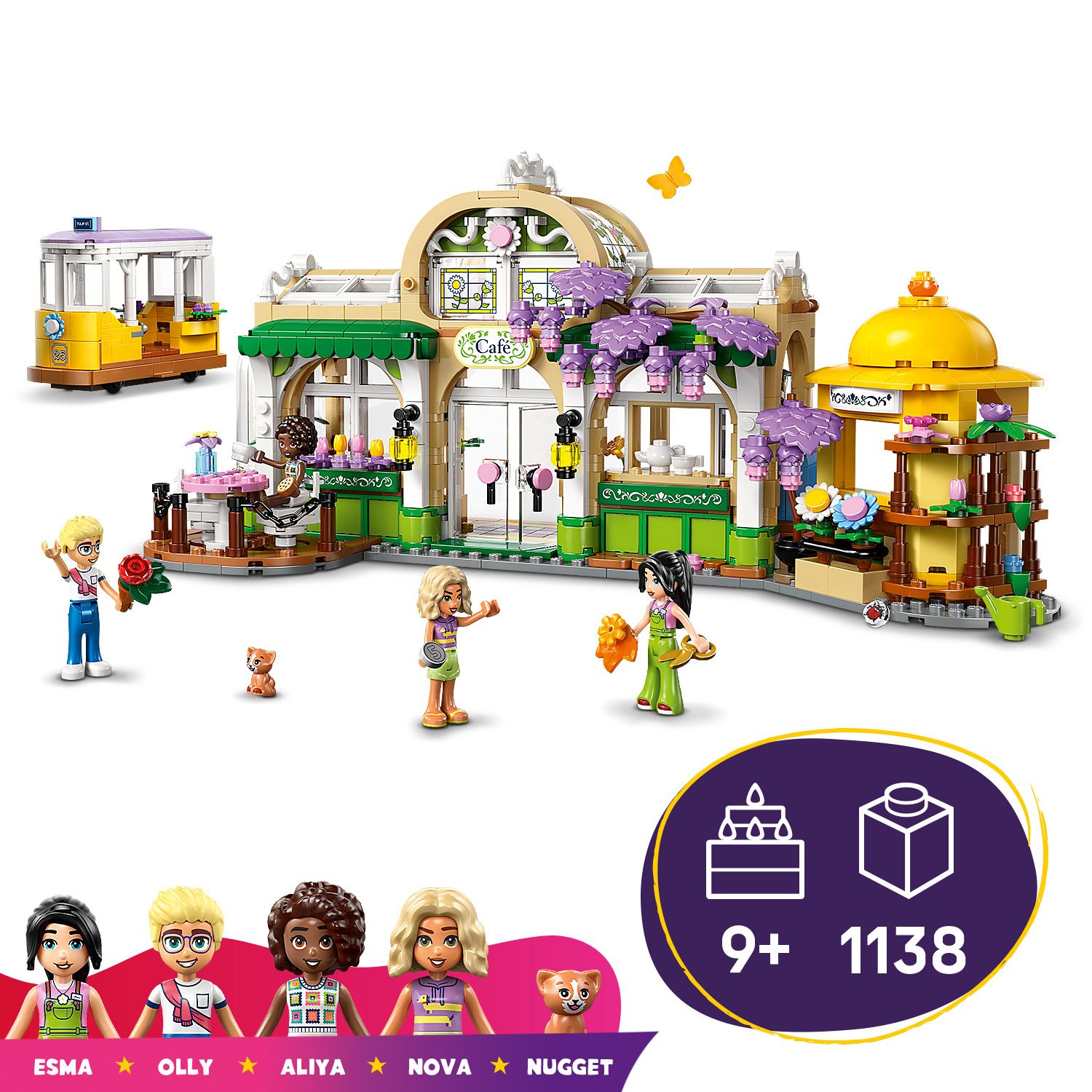 LEGO Friends 42671 Plant Café & Flower Shop (1138 Pieces) | Shopee Malaysia