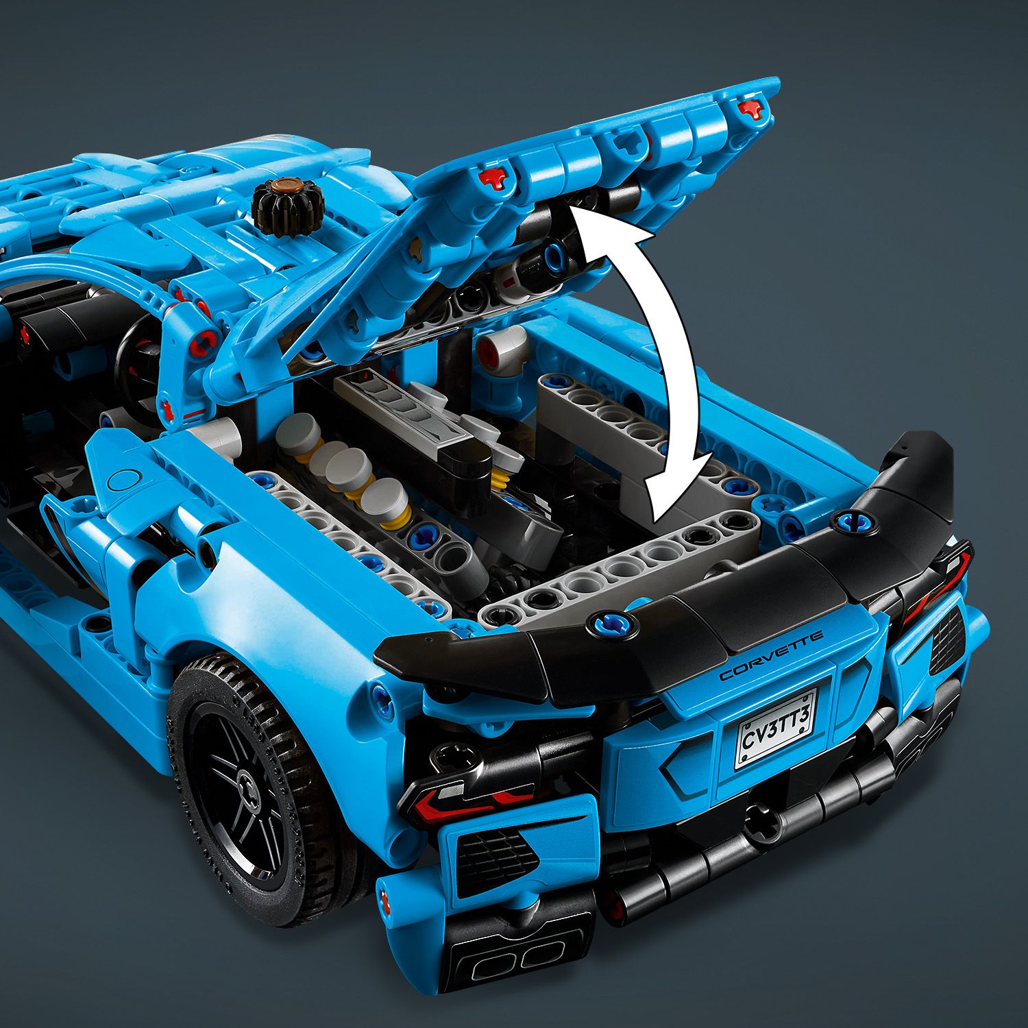 LEGO Technic 42217 Chevrolet Corvette Stingray Blue (732 Pieces ...