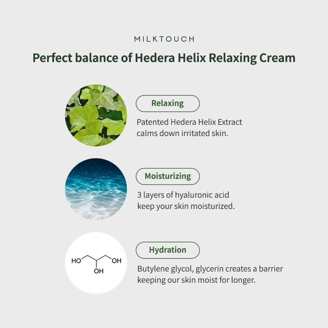 [MILK TOUCH] Hedera Helix Relaxing Cream 50ml | Shopee Malaysia