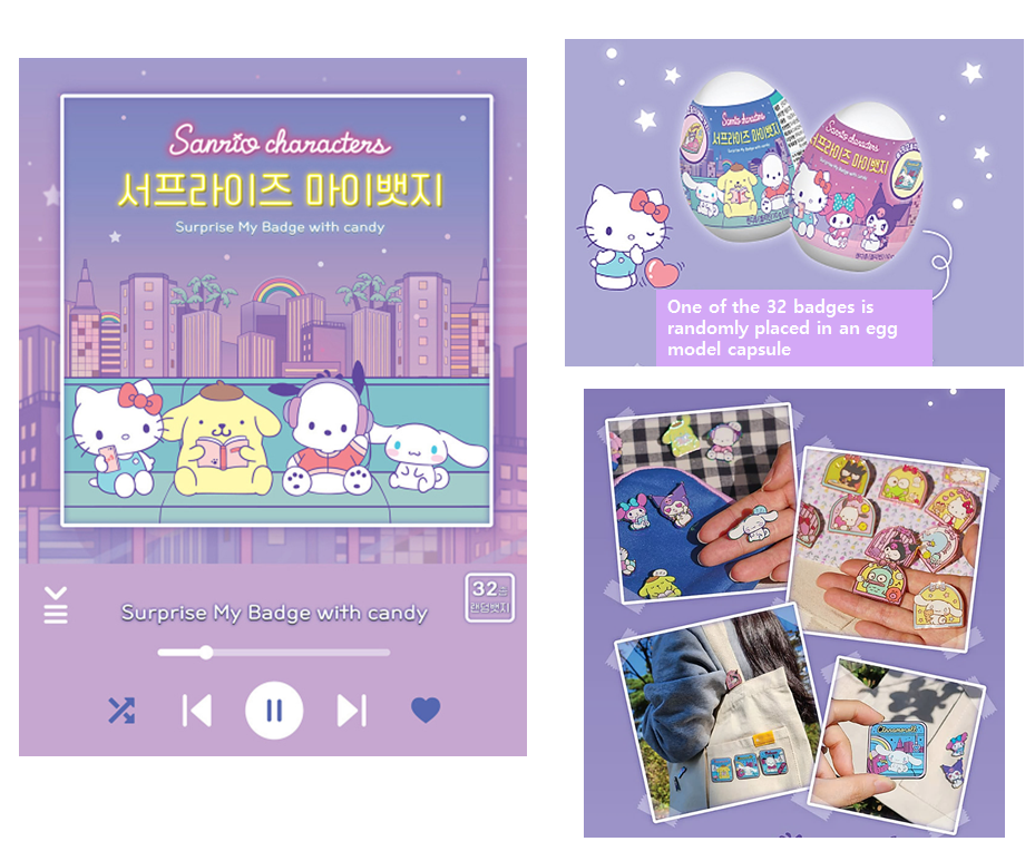[Sanrio] Random Sanrio Character Surprise My Badge 1P | Shopee Malaysia