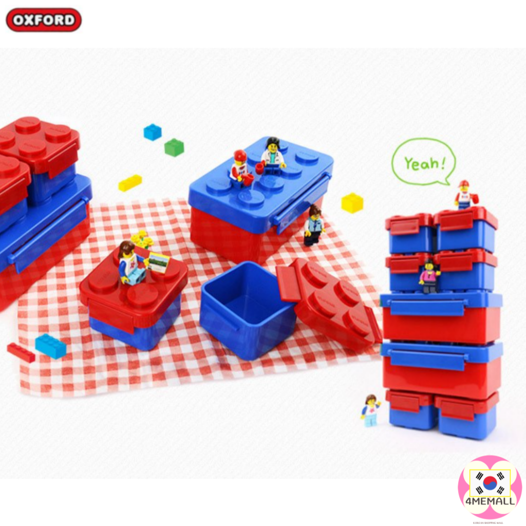 Oxford Block Children's Lego Lunch Box Set Insulated Cool Pouch Spoon ...