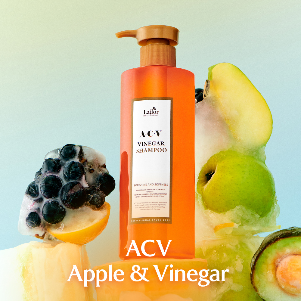 [LADOR] ACV Vinegar Shampoo / Treatment 430ml (Fresh & clean, Scalp ...