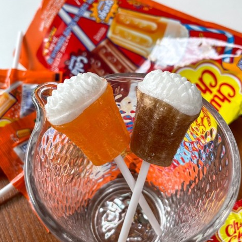 [CHUPA CHUPS] Fizzy Drinks Candy 6pieces Fizzy Lollipops 90g (Coke+Orange flavor) | Shopee Malaysia