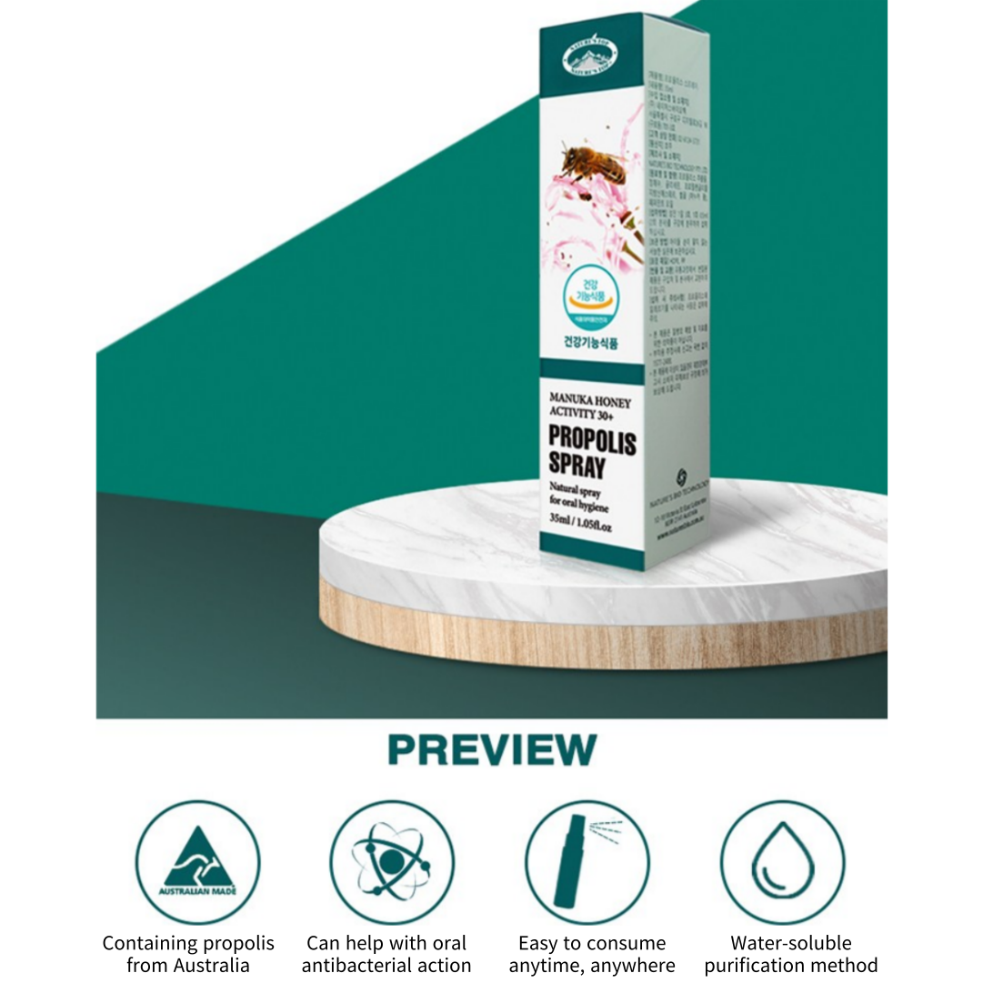 [KOREA]🇰🇷 Australian Propolis Throat Spray Flavonoid Manuka Honey Oral ...