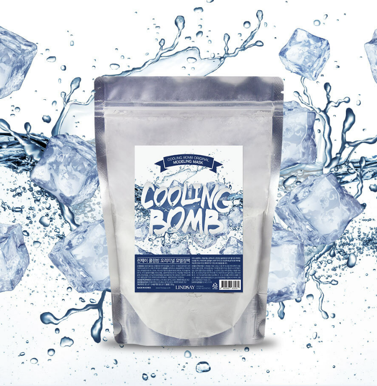 Lindsay, Cooling Bomb Original Modeling Mask, 330g, Herbal Modeling ...