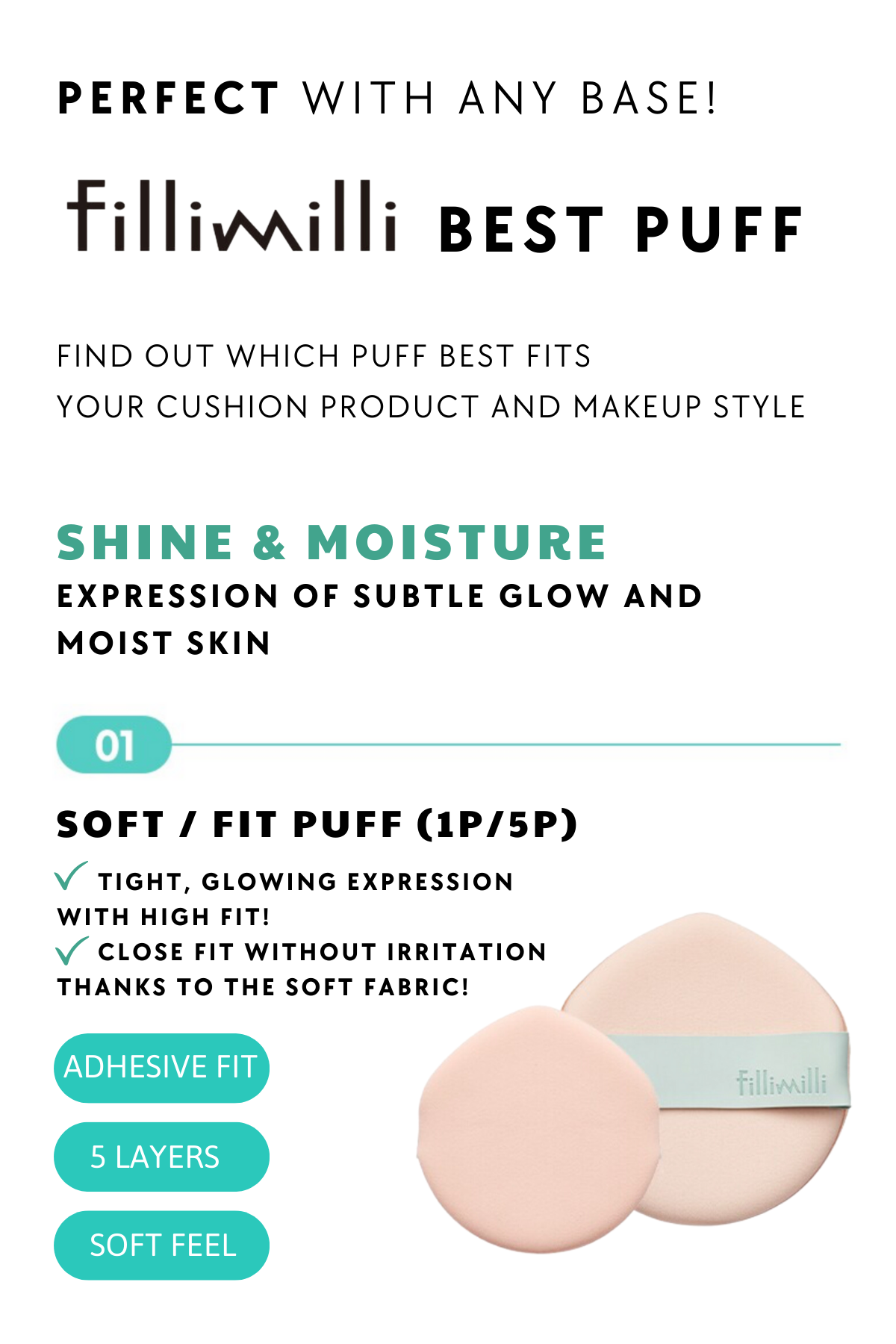 [Fillimilli] Makeup Sponges / Puffs (30Types) | Shopee Malaysia