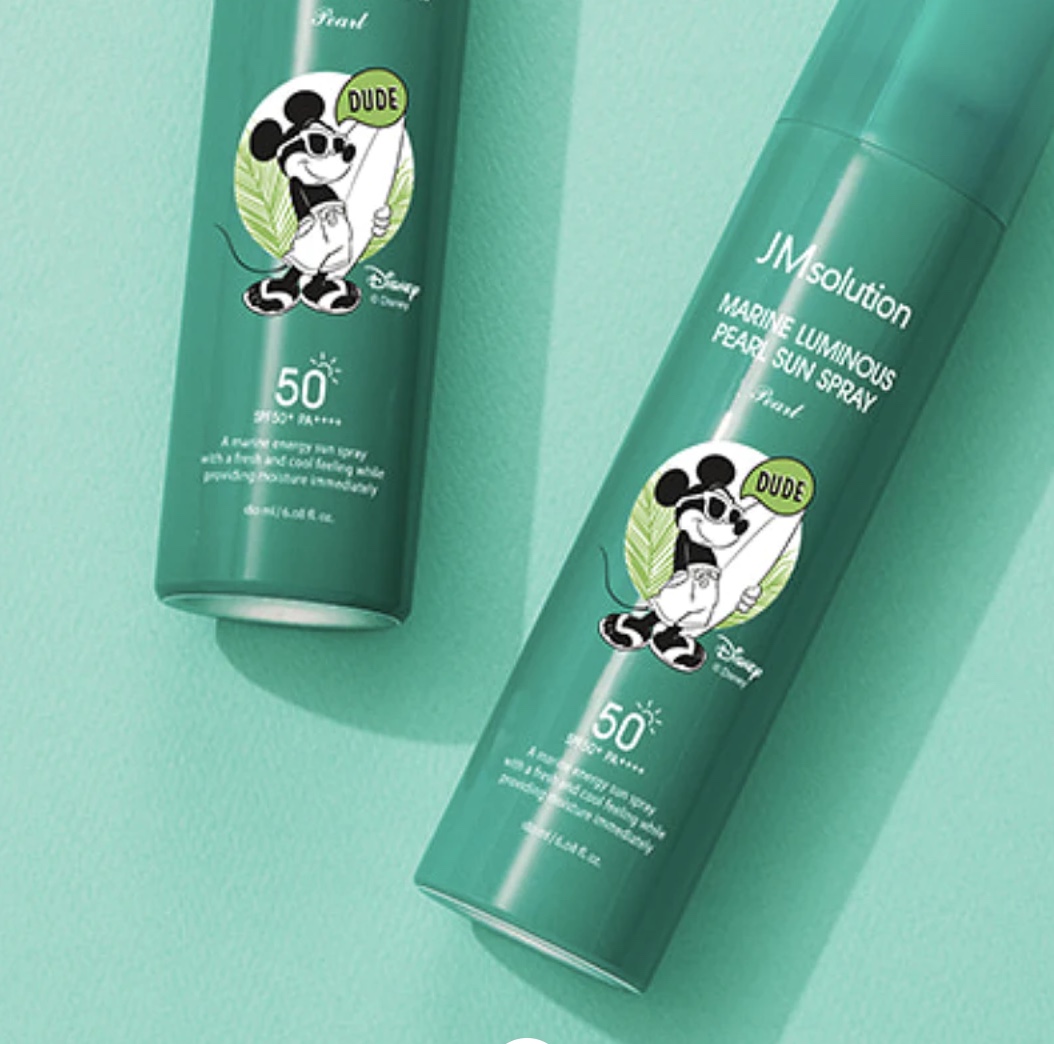 JM solution Marine Luminous Pearl Sun Spray SPF50+ PA++++ / Glow ...