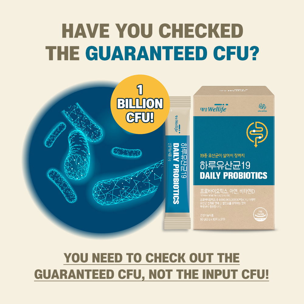 [Daesang Wellife] Daily Probiotics 19 Synbiotics for Gut Health and ...