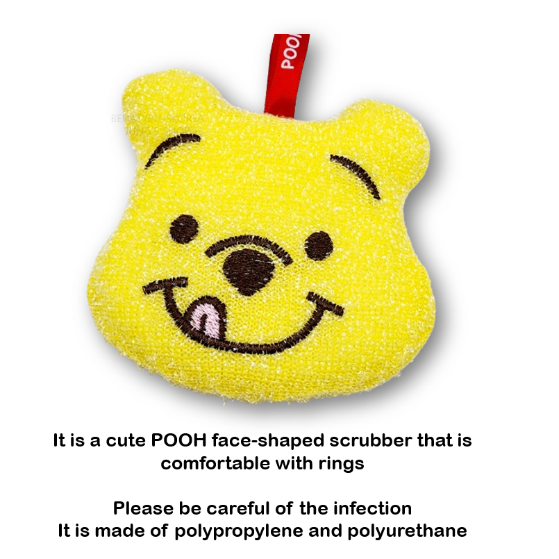 [DAISO] POOH Dishwashing scrubber Dish sponges 1048023 | Shopee Malaysia